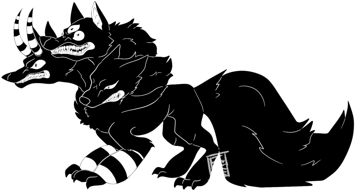 Download Devil Drawing Beginner - Shadow Creatures Transparent - Full ...