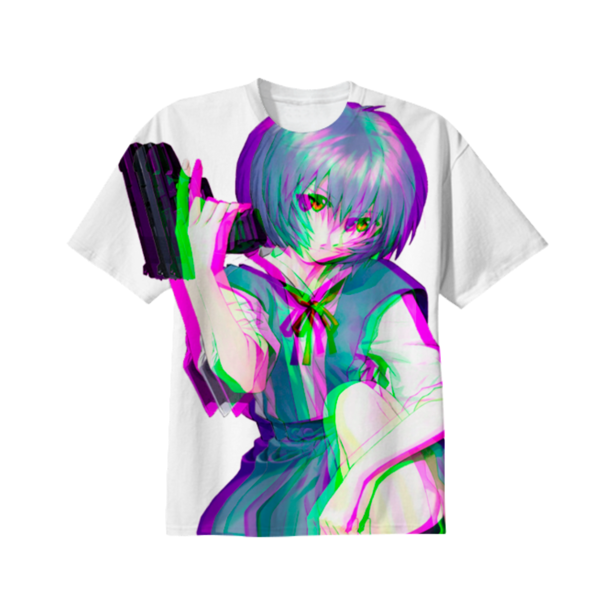 Download Shop Rei Ayanami Cotton T-shirt By Shoujotears - Koen Sleeckx ...