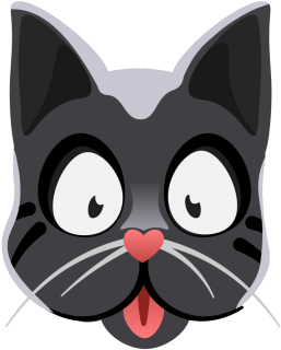 Download Hungry Cat - Black Cat - Full Size PNG Image - PNGkit