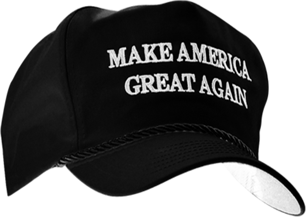 Download Transparent Black Maga Hat , - Baseball Cap - PNGkit