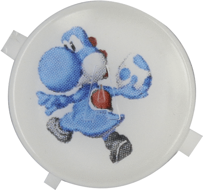 Download Gamecube Preloaded A Buttons - Yoshi Macbook Decal - Full Size ...