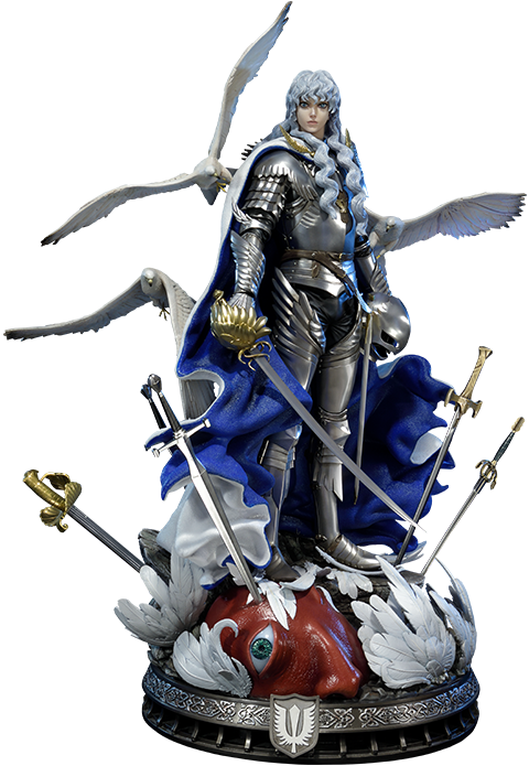 Download Transparent 4" Berserk Statue Griffith The Falcon Of Light ...