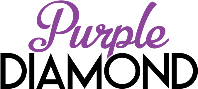 Download Jewelry Purple Diamond Logo - Diamond Model Talent - Full Size ...