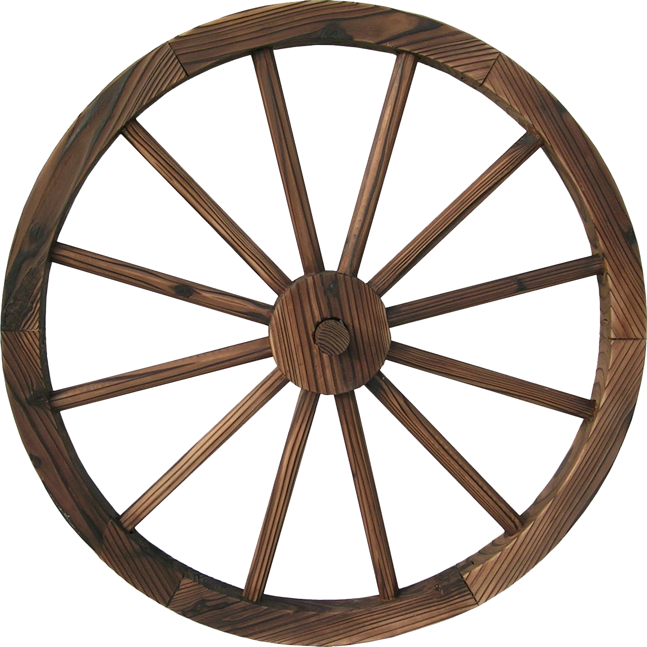 Download Backyard Expressions 23" Wagon Wheel-burnt 2 Pack - Wooden ...