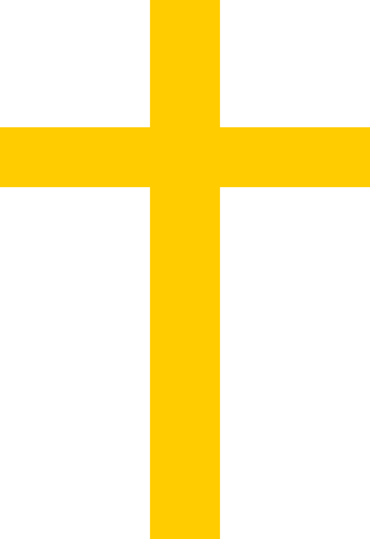 Download Yellow Cross - Full Size PNG Image - PNGkit