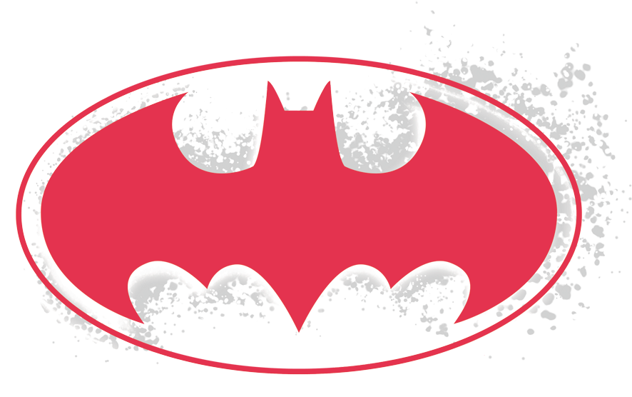 Download Batman Hardcore Noir Bat Logo Men's Ringer T-shirt - Youth: Dc ...