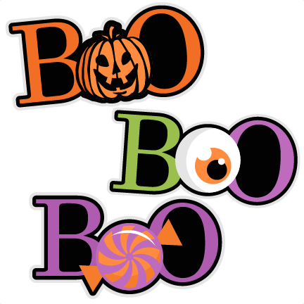 Download Boo Title Set Svg Scrapbook Cut File Cute Clipart Files - Boo ...