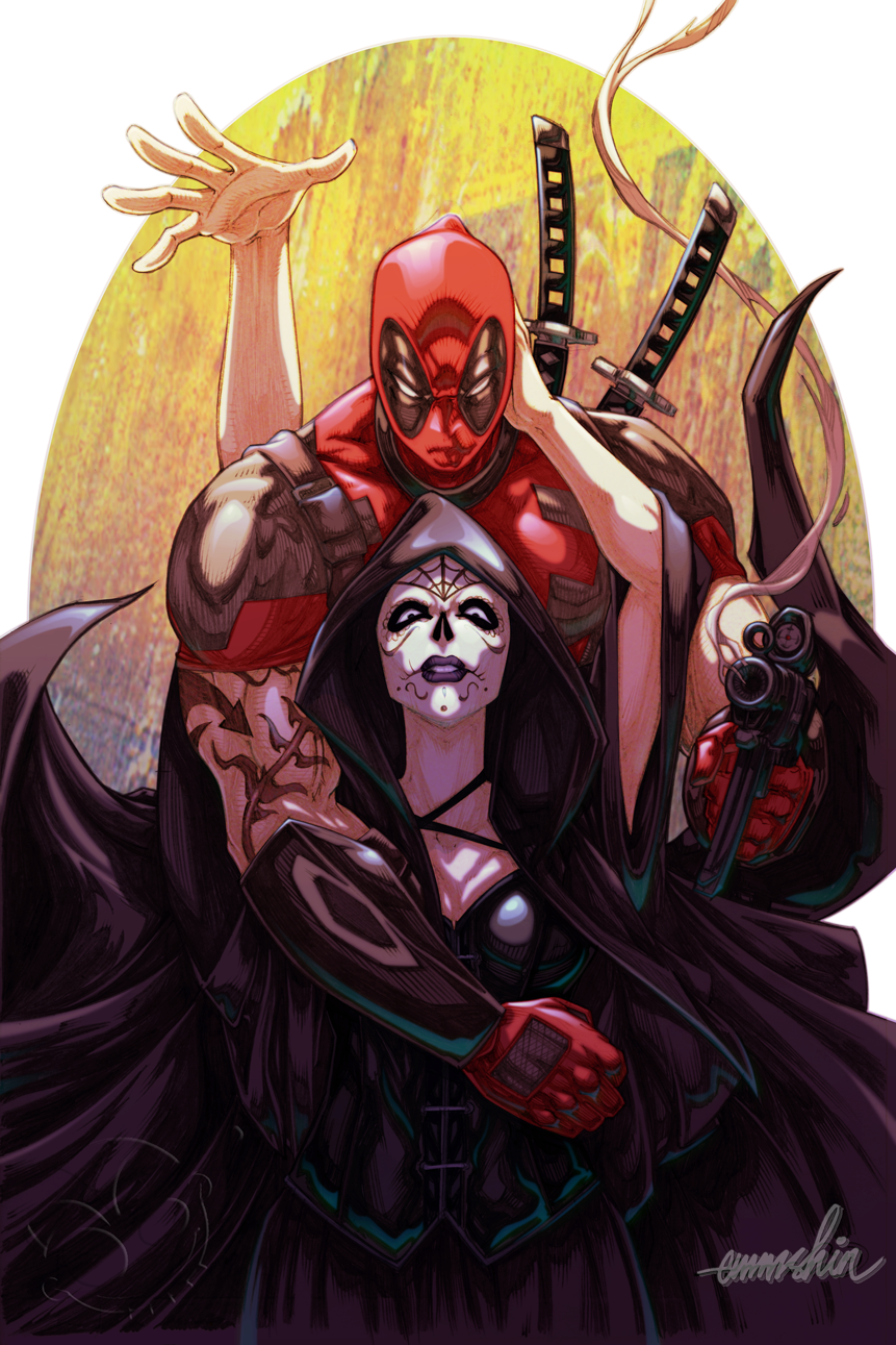 Download Deadpool And Mistress Death By Emmshin On Deviantart ...