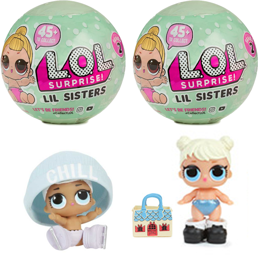 Download Lol Surprise Lil Sisters Series 2 - Full Size PNG Image - PNGkit