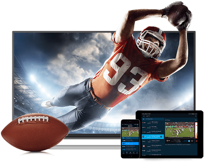 Download Mobile, Tablet, Tv With Sports - Spectrum Tv Nfl Redzone - Full Size PNG Image - PNGkit