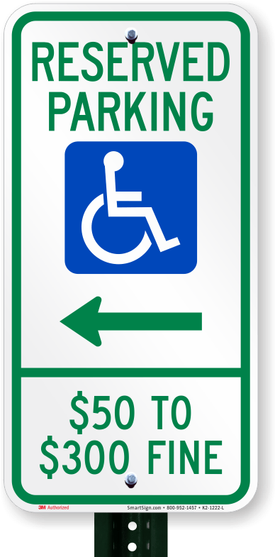 Download Handicapped Sign - Full Size PNG Image - PNGkit