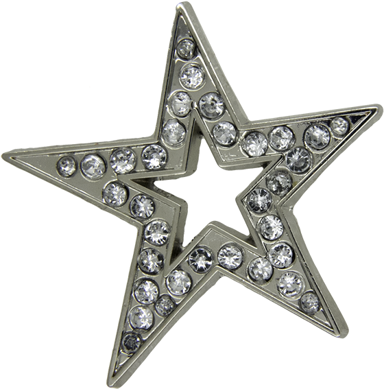 Download Star Pin, Rhinestone - Full Size PNG Image - PNGkit