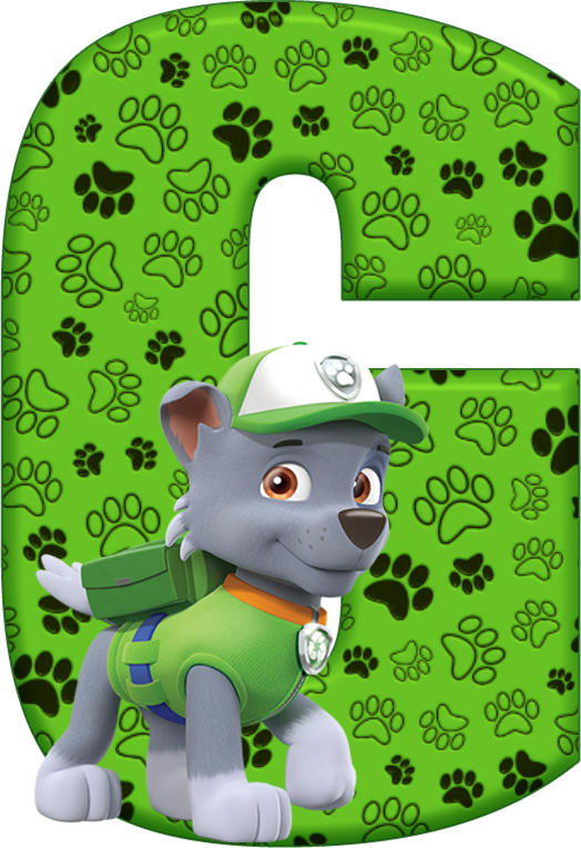 Download * ** *g* ** *de Alfabeto Decorativo - Paw Patrol Alphabet ...