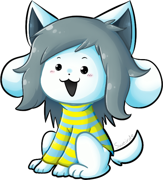 Download Temmie - Deviantart - Temmie Cute - Full Size PNG Image - PNGkit