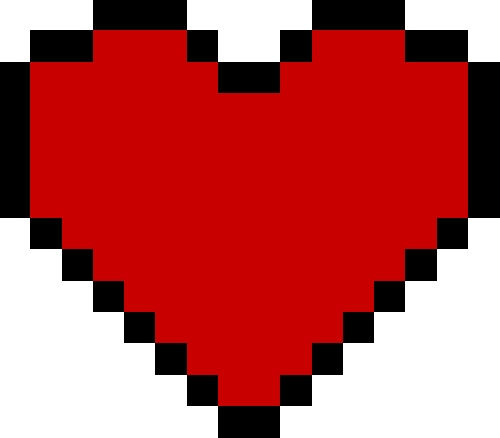 Download 8 Bit Heart - Full Size PNG Image - PNGkit