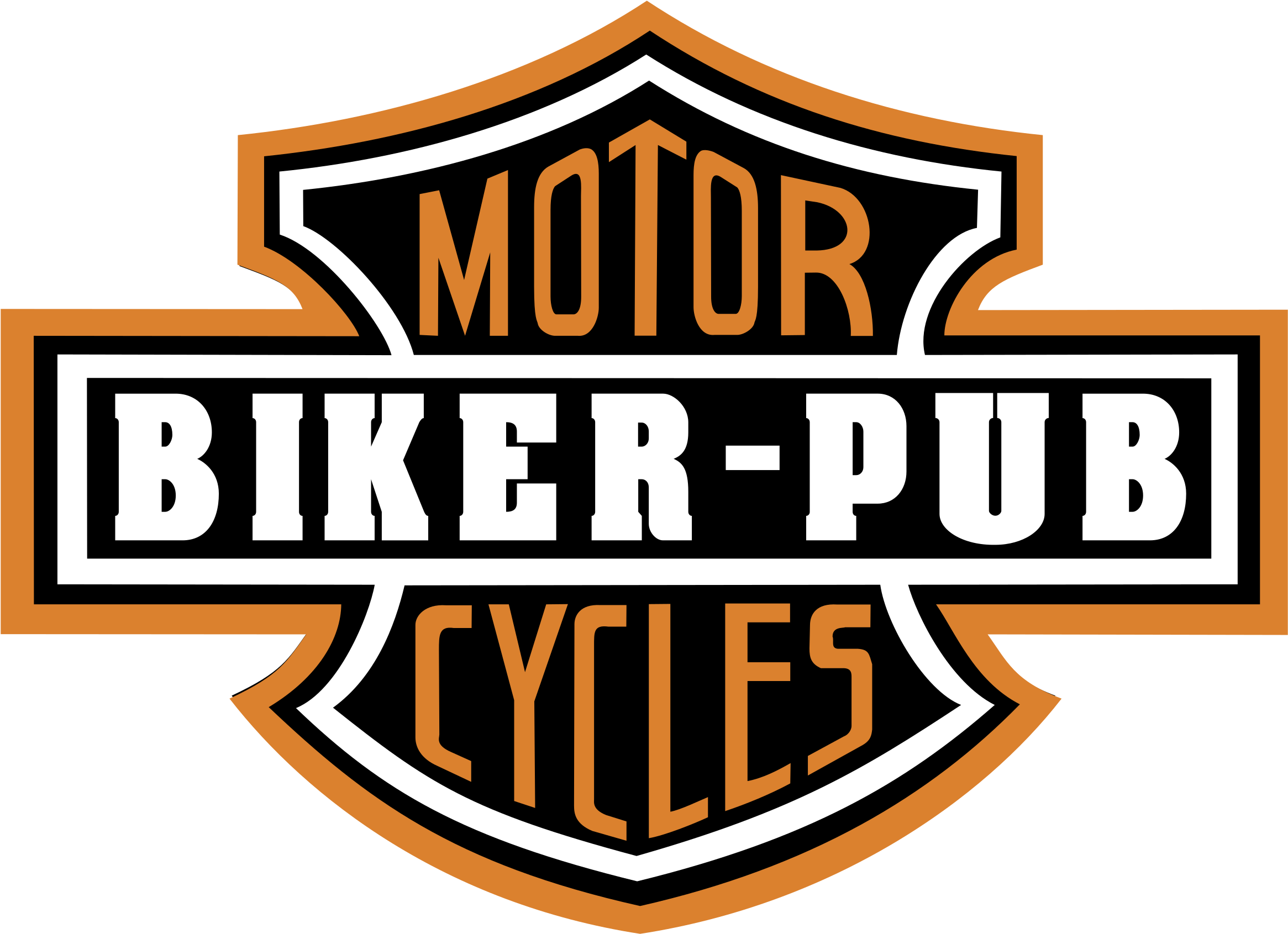 Download Transparent Biker Pub 01 Logo Png Transparent - Motor Harley ...