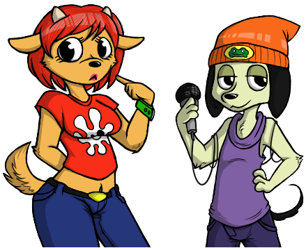 Download Jammer Lammy And Parappa The Rapper By Skritchy-sketchy ...