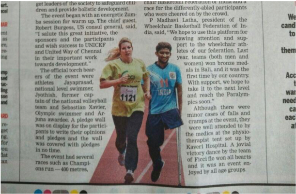 Download Candice Hunter Corby Runs With Team Ficci Flo At The ...