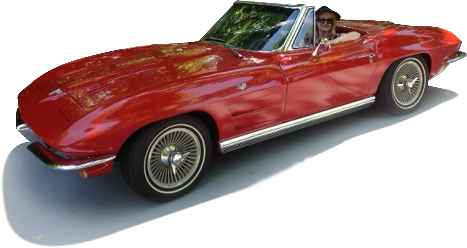 Download Debra In Corvette - Full Size PNG Image - PNGkit