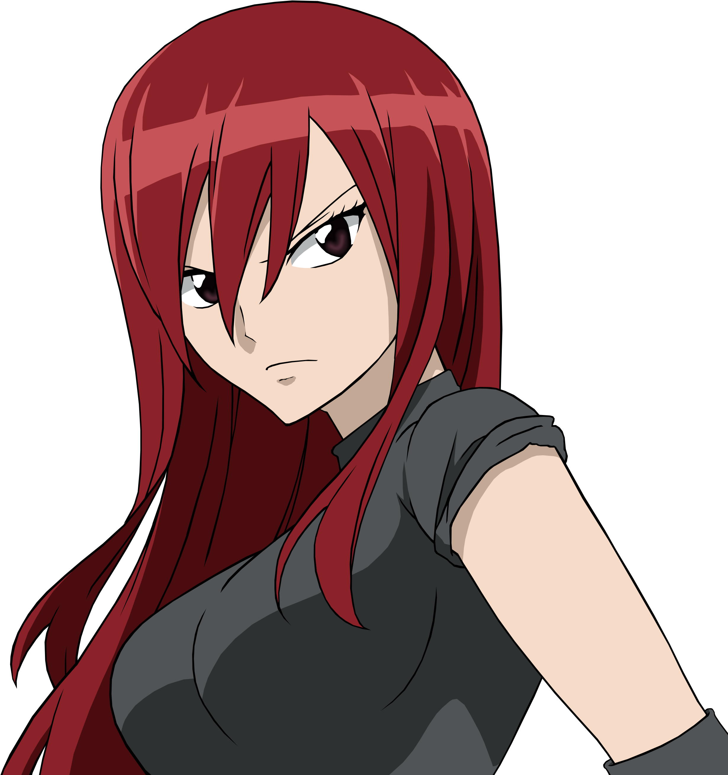 Download Erza Scarlet - Full Size PNG Image - PNGkit