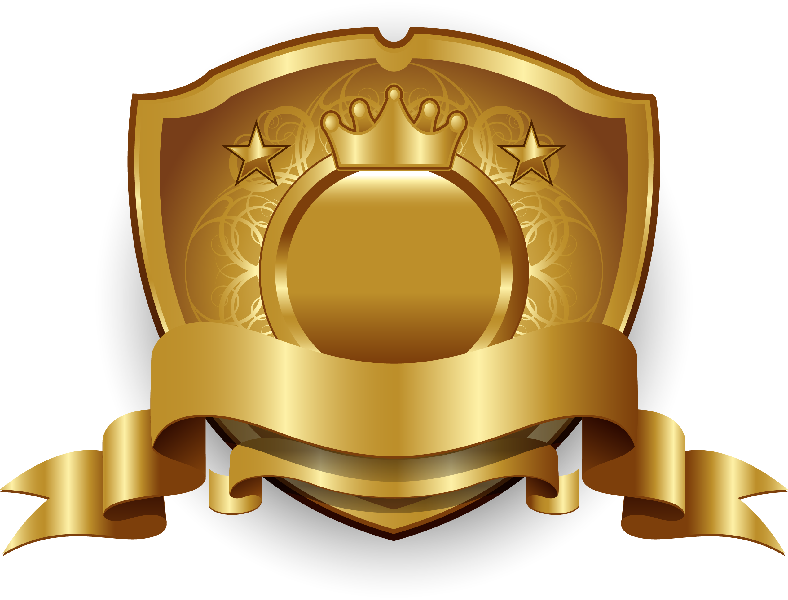 Download Freeuse Download Golden Vector Gold Badge - Golden Badge Png ...