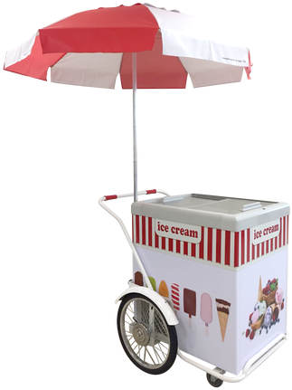 Download Ice Cream Cart - Push Ice Cream Cart - Full Size PNG Image ...