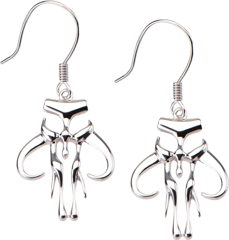 Download Star Wars Mandalorian Symbol Sterling Silver Dangle - "star ...