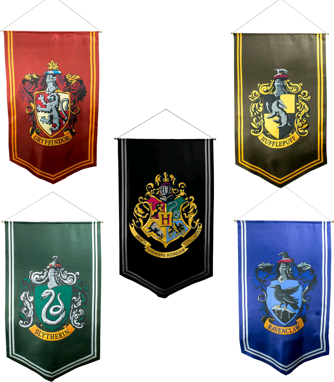 Download Harry - Harry Potter - Hogwarts Satin Banner-115cm X 70cm-ikon ...