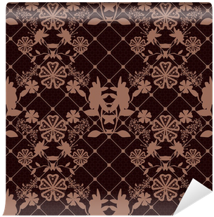 Download Seamless Lace Pattern Texture With Fishnet On Brown - Fishnet ...