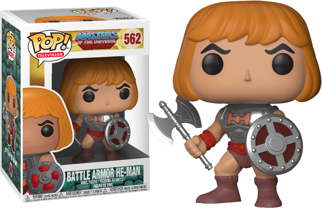 Download Masters Of The Universe Battle Armor He-man Funko Pop - Full Size PNG Image - PNGkit
