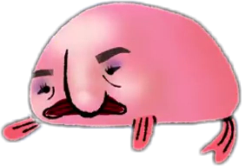 Download Transparent Blobfish Sticker - Blobfish - PNGkit