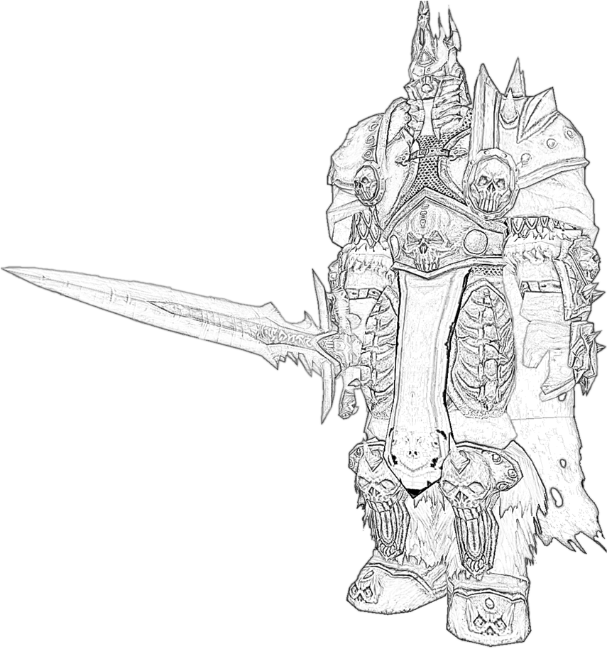 Download World Of The Lich King Sketch By - World Of Warcraft Lich King ...