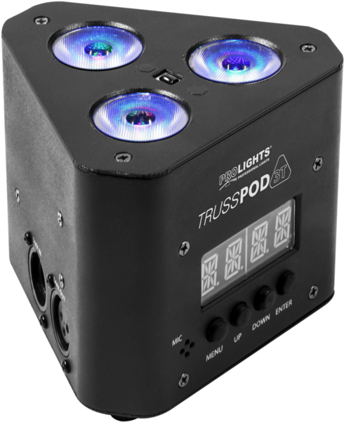 Download Prolights Trusspod3bat 3 X 3w Led Par - Truss Led - Full Size ...