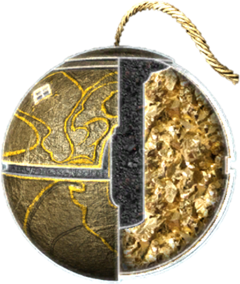 Download Gold Bomb - Full Size PNG Image - PNGkit