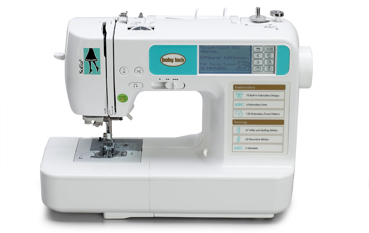 Download 2 Bl137a2 Sofia2 St F - Baby Lock Sofia 2 - Full Size PNG Image - PNGkit