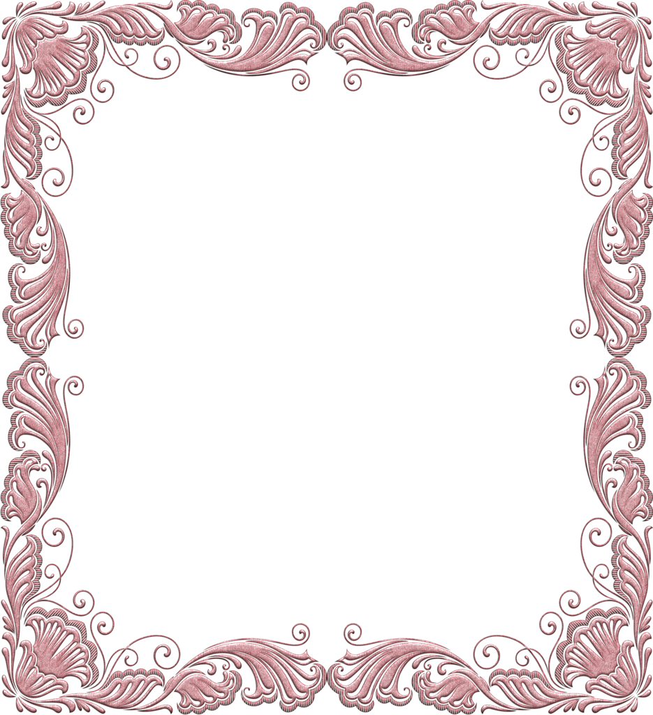 Download Flowers Frames Burgundy - Full Size PNG Image - PNGkit
