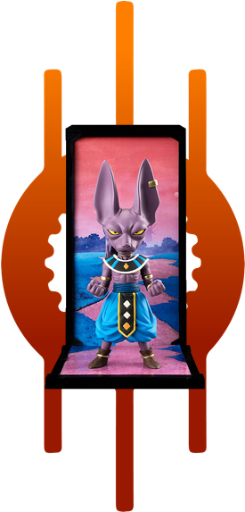 Download Dragon Ball Z Tamashii Buddies Beerus Figure - Full Size PNG ...