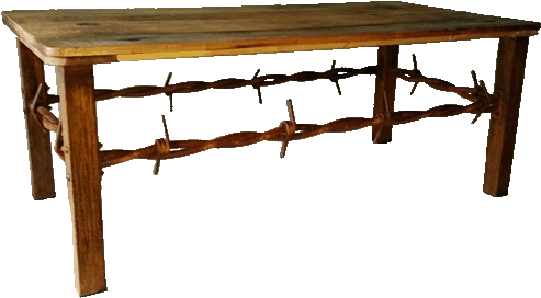 Download Big Barb Wire Coffee Table - Coffee Table - Full Size PNG ...