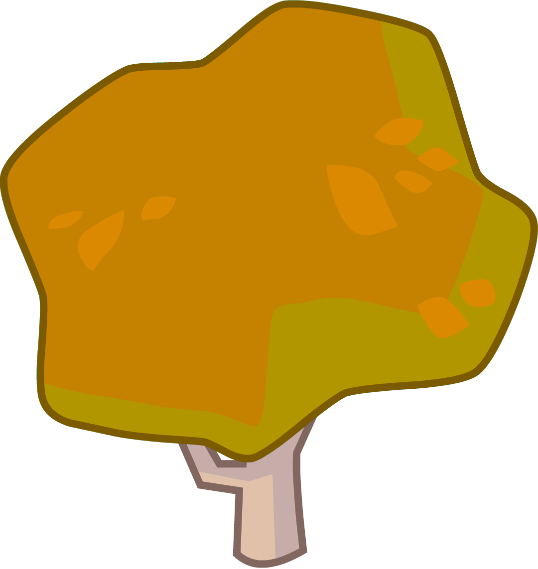 Download Autumn Tree - Bfdi Autumn Tree - Full Size PNG Image - PNGkit