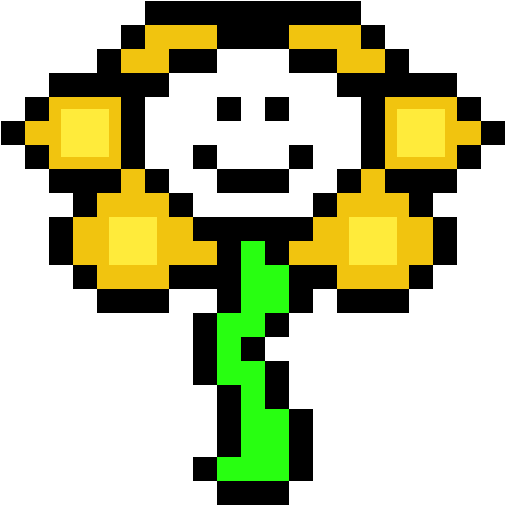 Download Undertale Flowey - Flowey Sprite - Full Size PNG Image - PNGkit