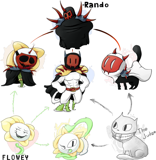 Download -rando Flowey Judge Undertale Lisa Hello Neighbor Vertebrate ...