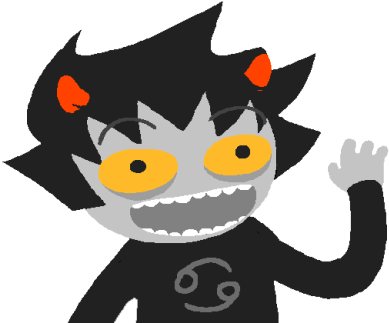 Transparent Karkat Sprite