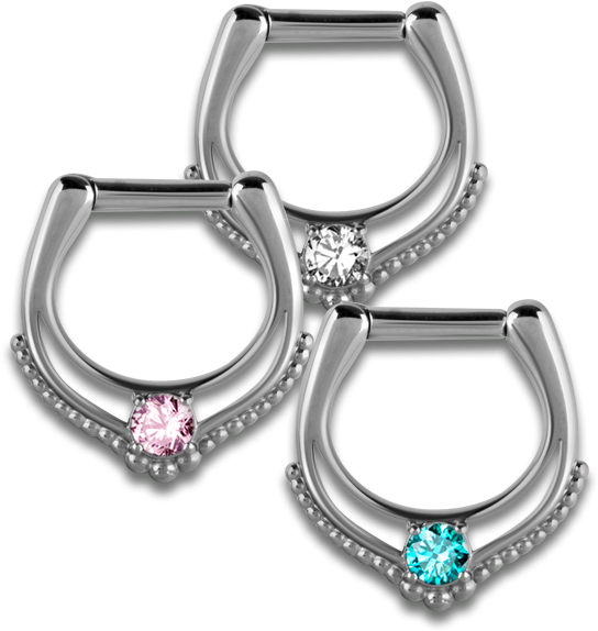 Download Septum Piercing - Full Size PNG Image - PNGkit