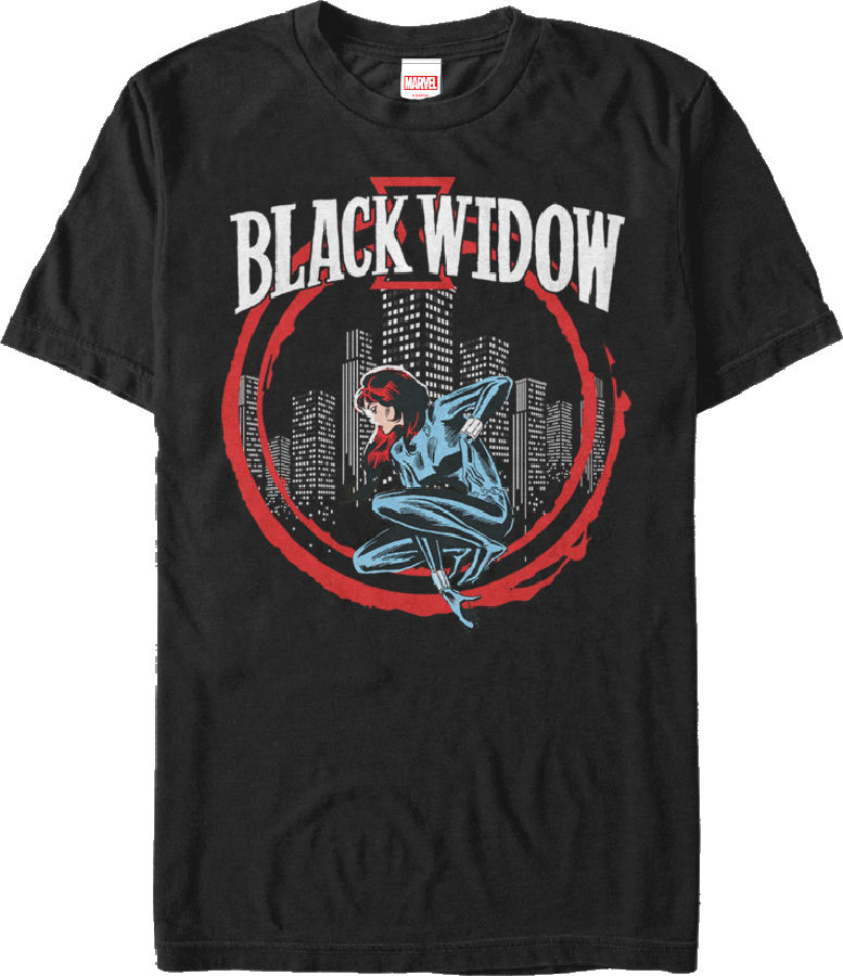 Download Black Widow T-shirt Officially Licensed Marvel Comics - Black ...
