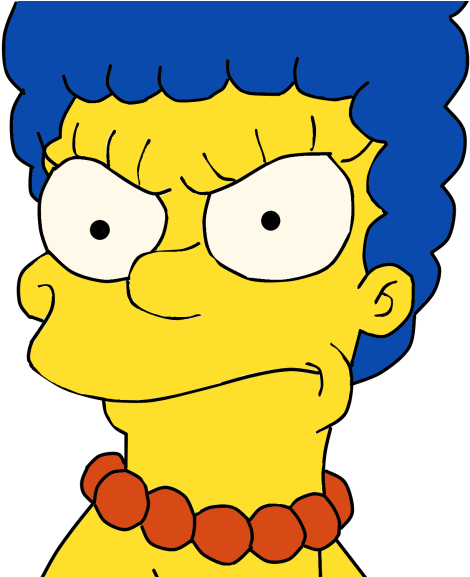 Download Free Icons Png - Marge Simpson Annoyed - Full Size PNG Image ...