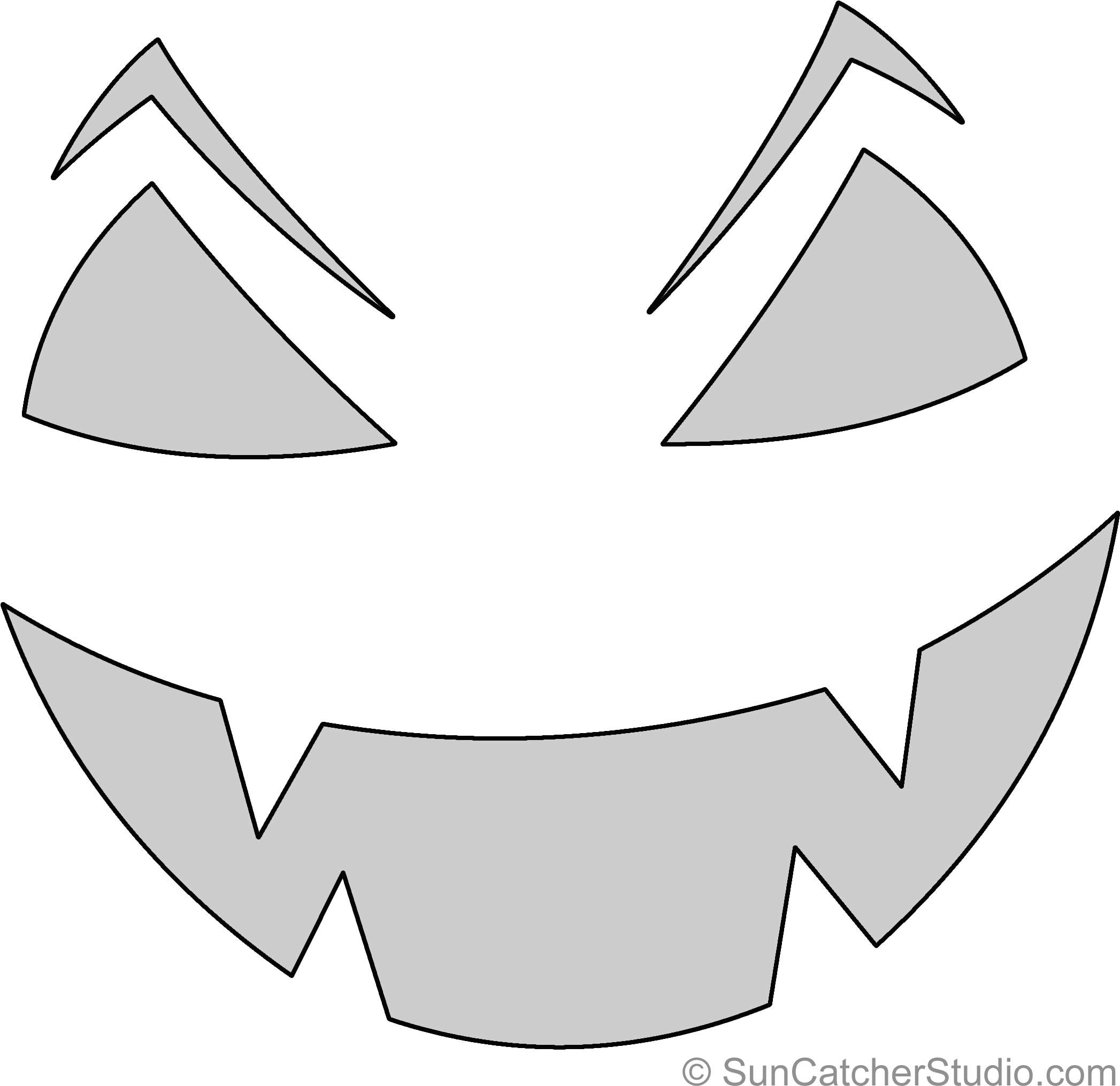 Download Elmer Pumpkin Carving Stencil, Pattern, Template, Halloween ...