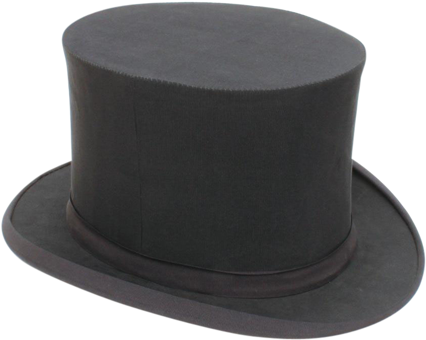 Download Knox Of Fifth Ave Collapsible Black Silk - Cylinder - Full ...