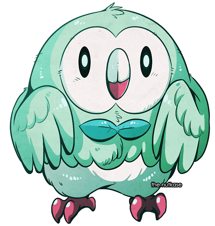 Download Shiny Rowlet - Pokemon Shiny Rowlet Fanart - Full Size PNG ...