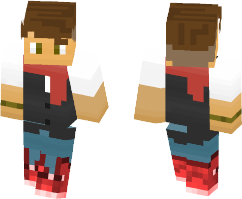 Download Red Scarf - Skin - Full Size PNG Image - PNGkit