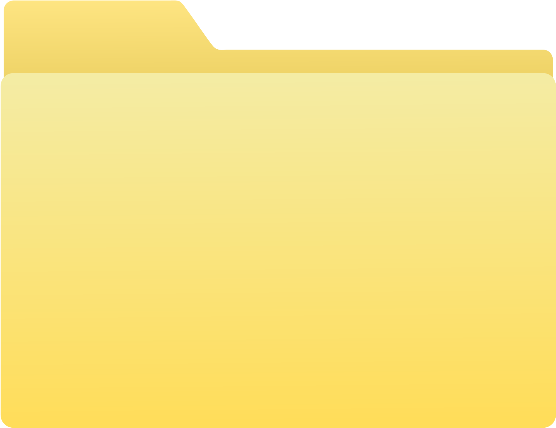 Download Open - Yellow File Folder Png - Full Size PNG Image - PNGkit